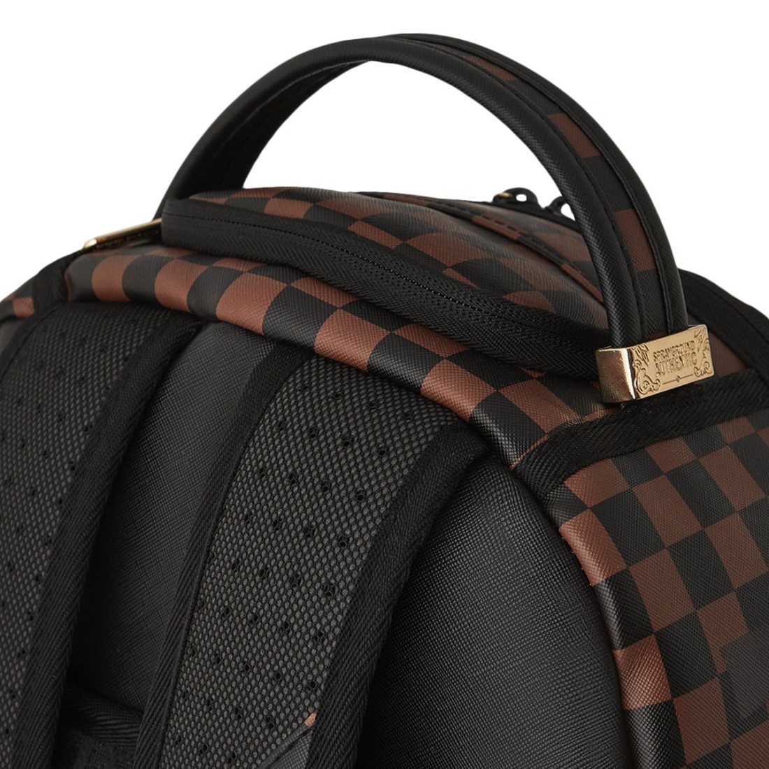 SPRAYGROUND - Transformers Checkered Backpack - 910B6414NSZ-MARRONE