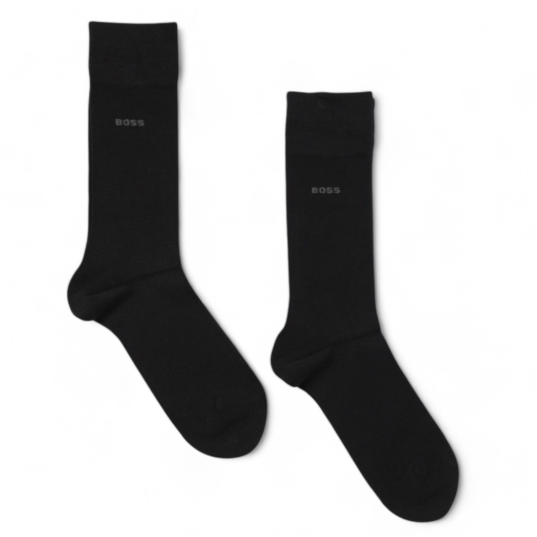 BOSS - Set of two pairs of logo socks - 50491196-NERO